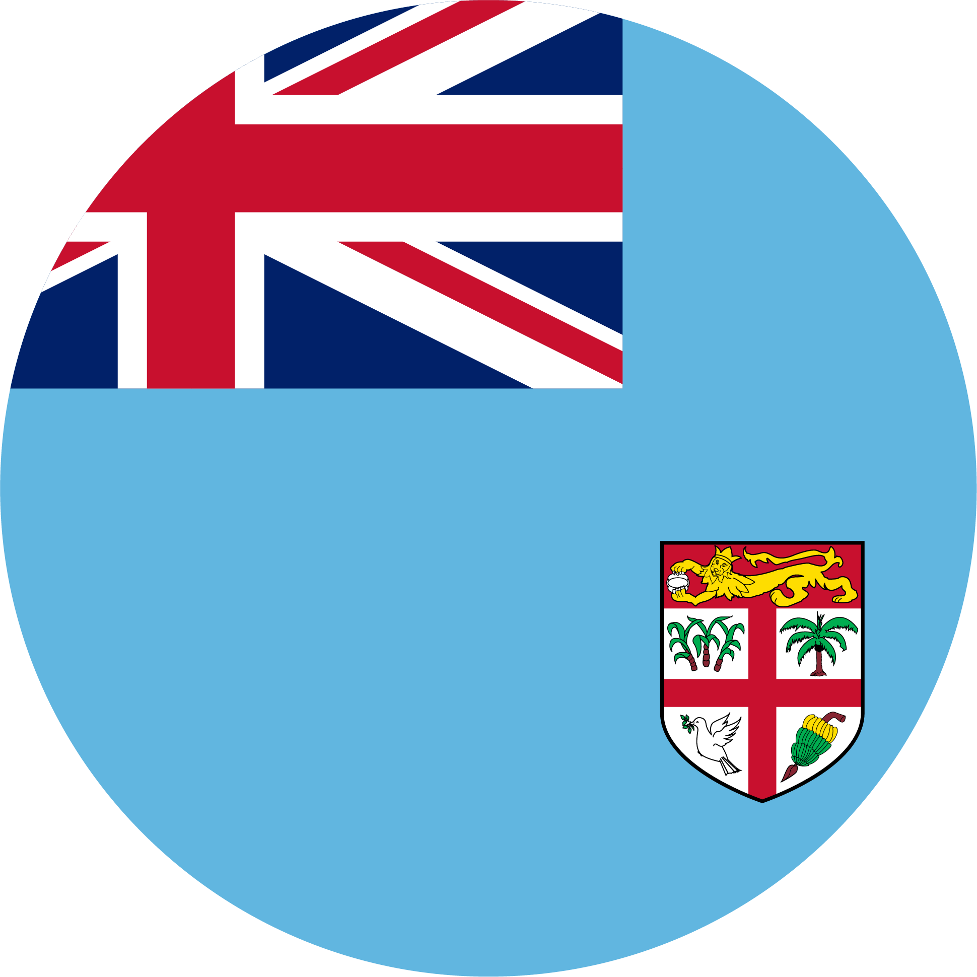 Flag of Fiji – Union Jack & Coat of Arms | AllWorldFlags