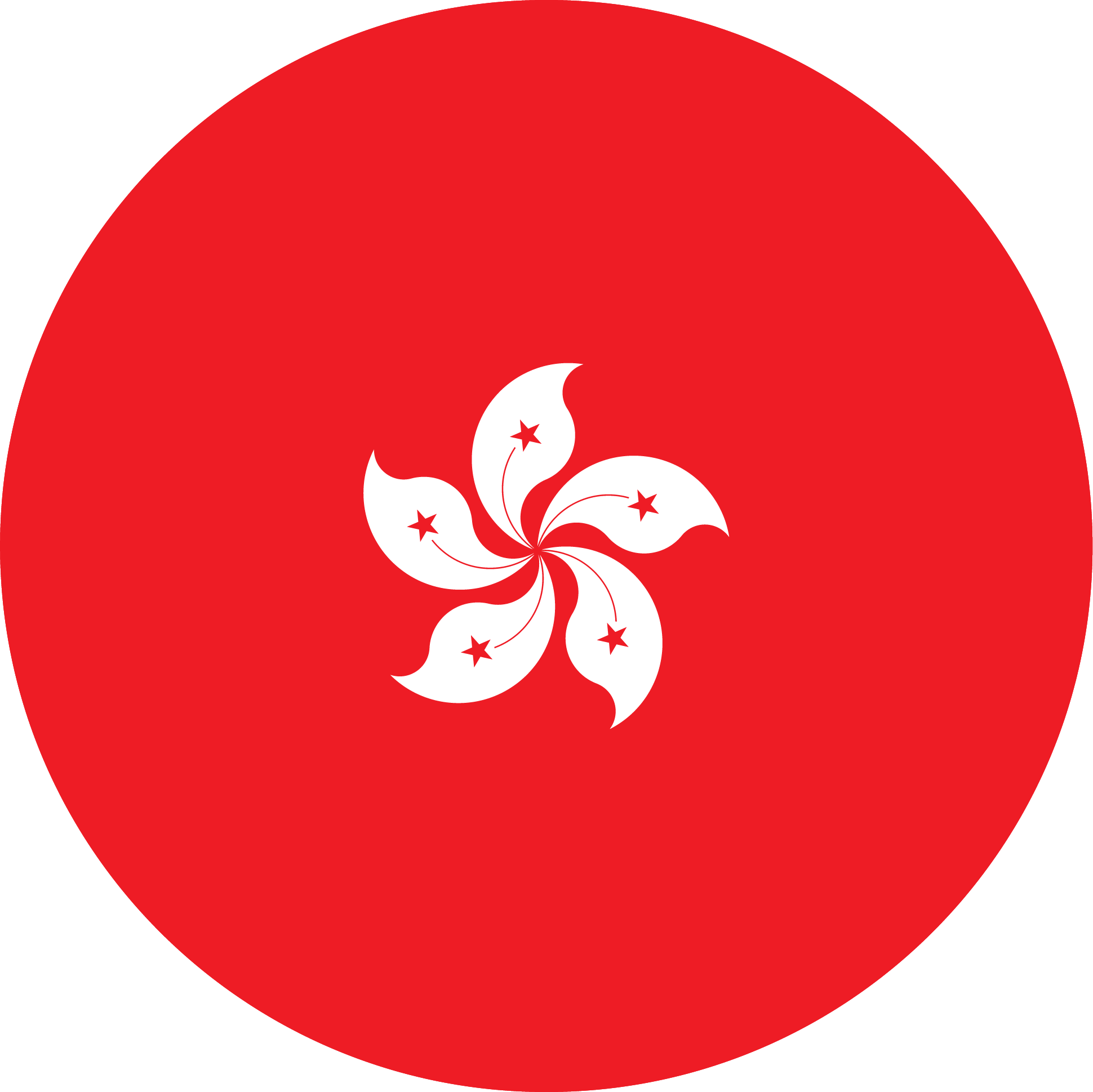 Flag of Hong Kong – Bauhinia Flower Symbol | AllWorldFlags
