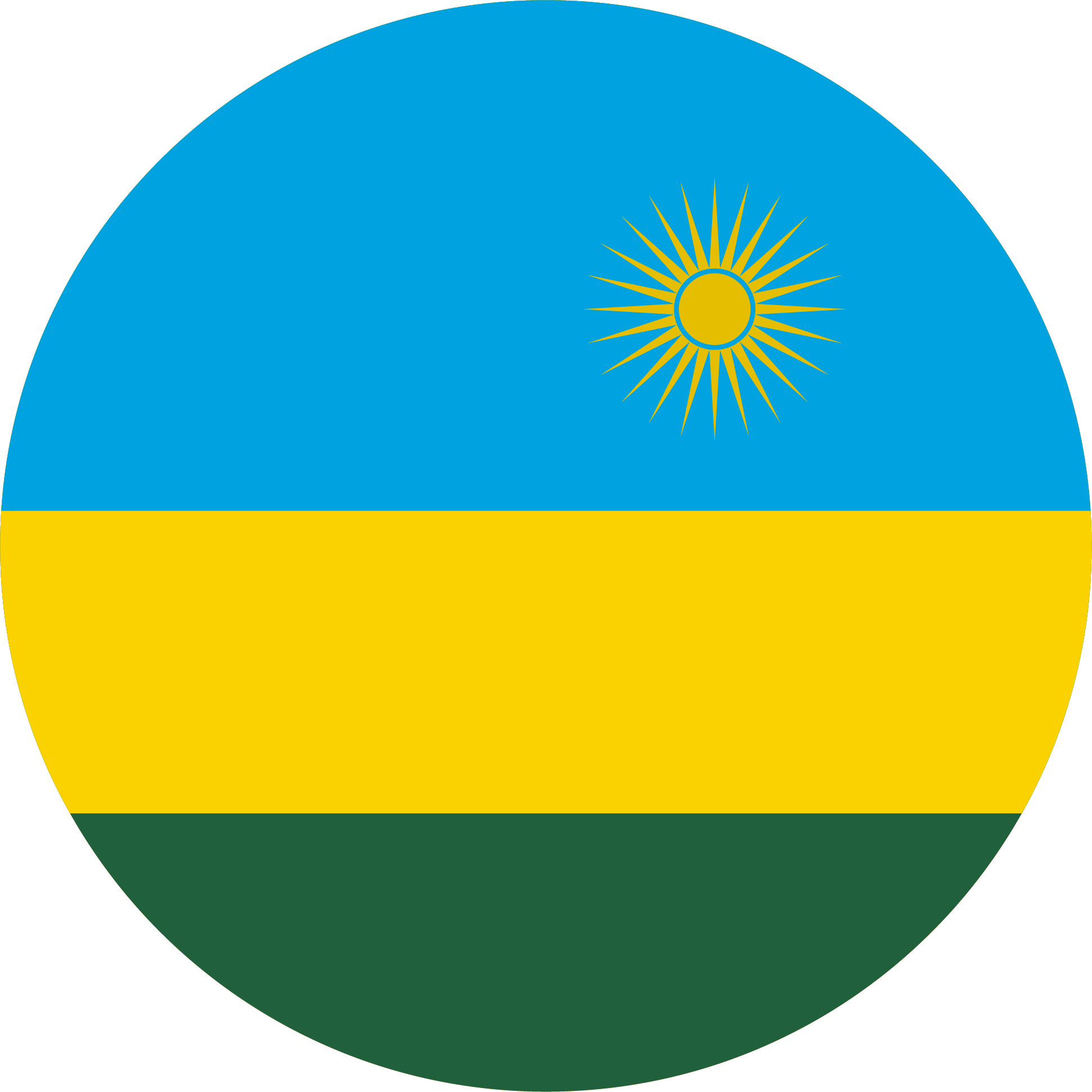 Flag of Rwanda – Colors & Sun Symbol Meaning | AllWorldFlags