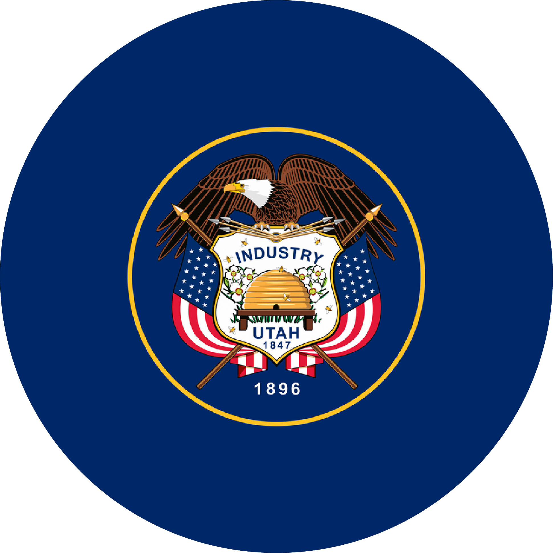 Flag of Utah – State Seal & Colors Meaning | AllWorldFlags