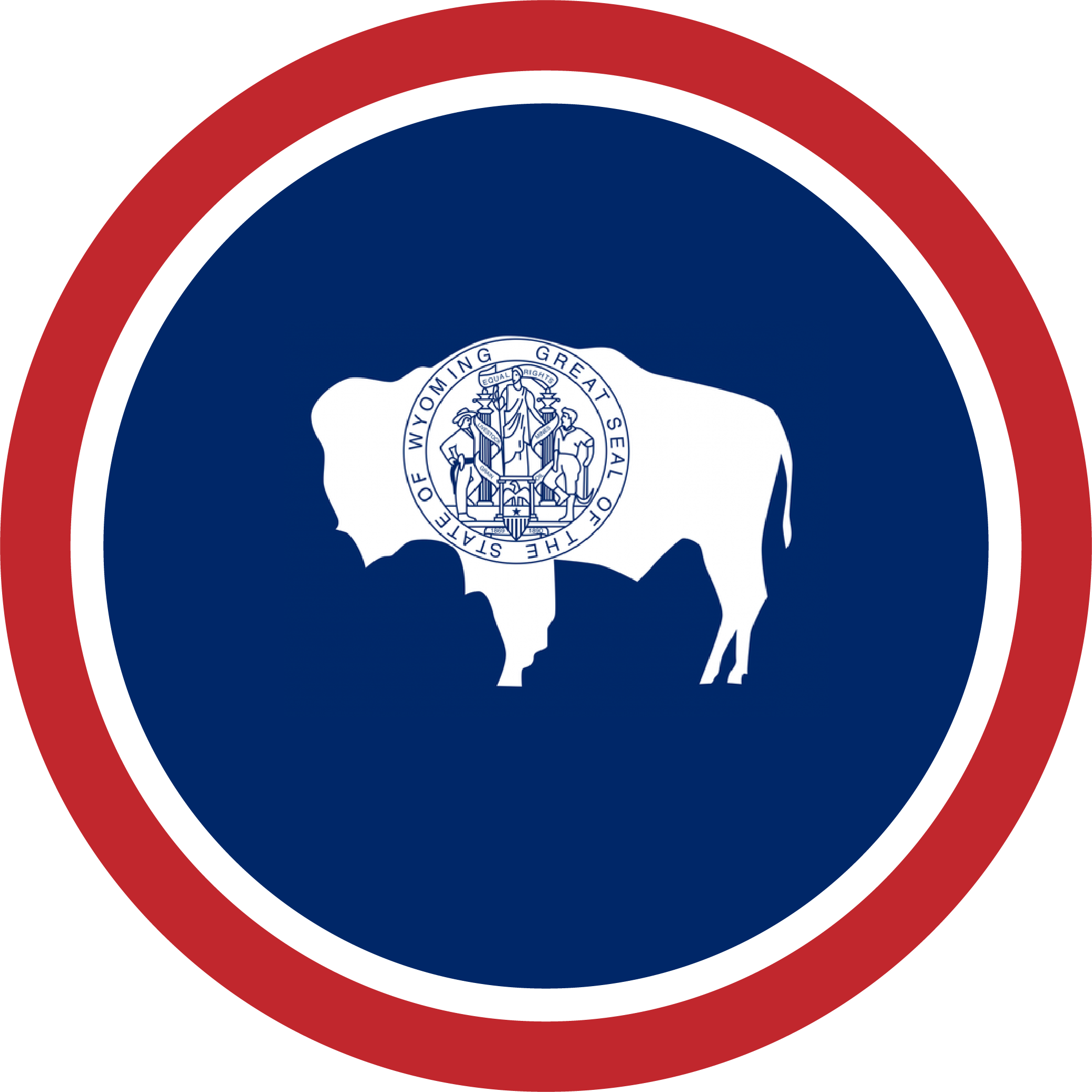 Flag of Wyoming – Bison & Colors Meaning | AllWorldFlags